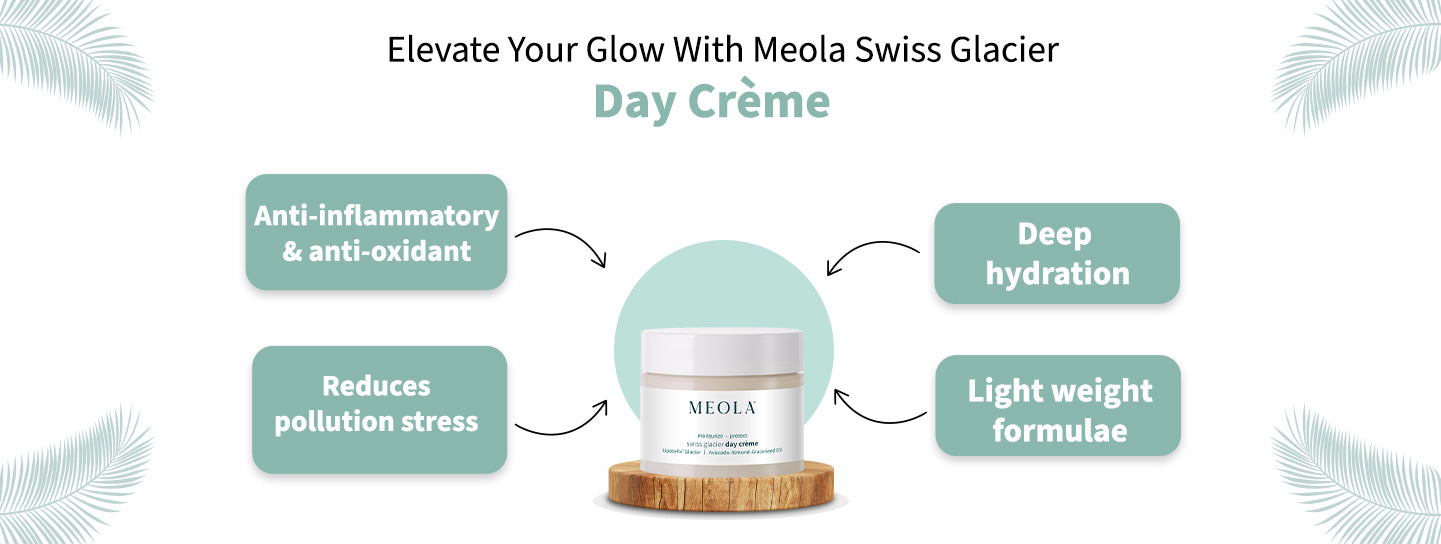 Meola Swiss Glacier Anti Ageing Day Crème — 100% Vegan & Cruelty Free